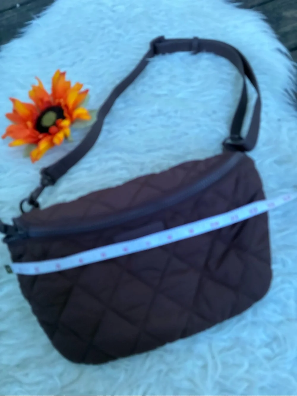 Poppy & Peonies | Bags | Nwot Poppy And Peonies Large Quilted Belt Bag ...